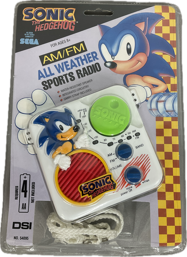 Sonic The Hedgehog All Weather Sports Radio – Lees Dealz